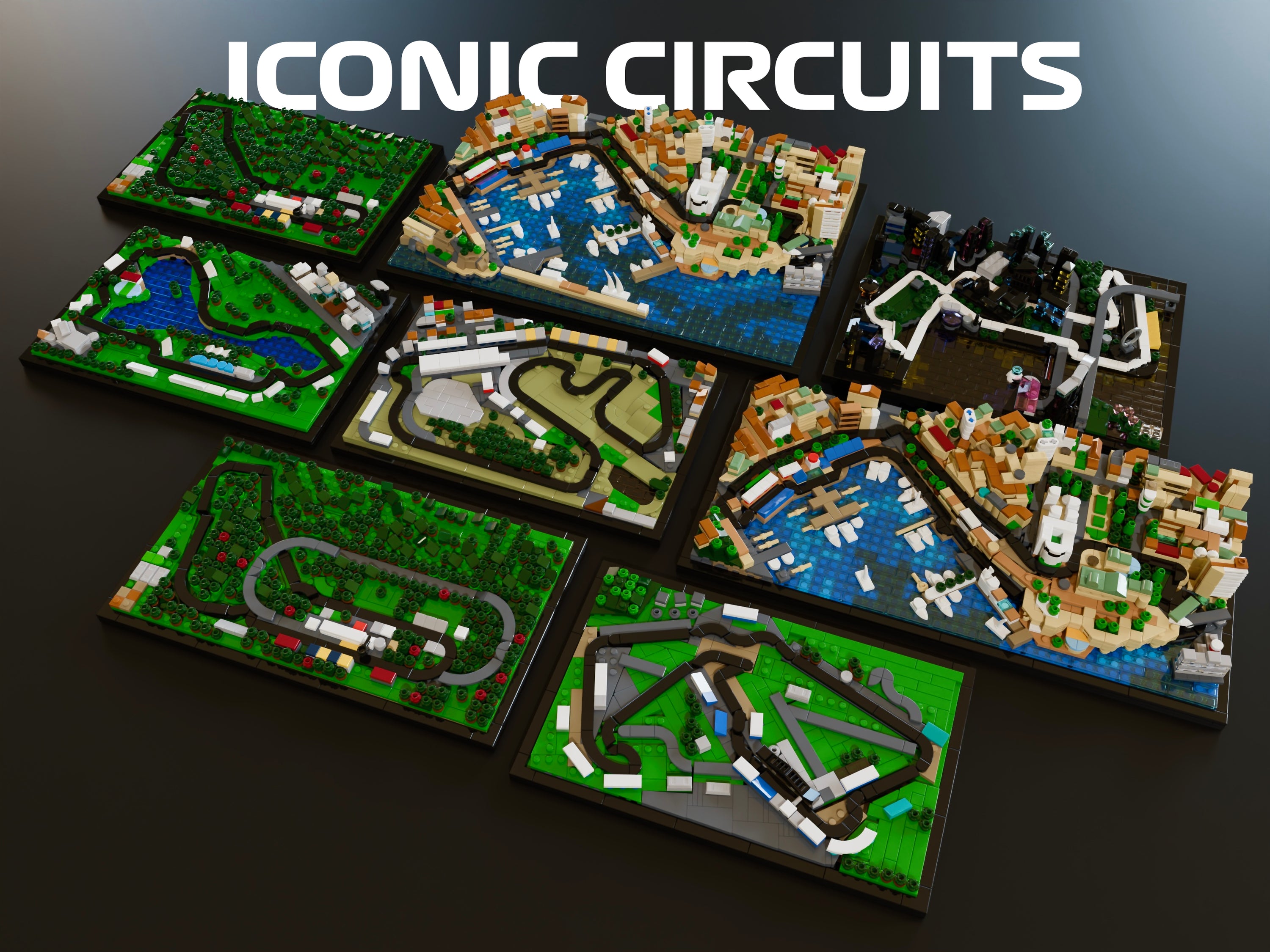Bricked-Up Circuits | Brick-built Grand Prix circuits